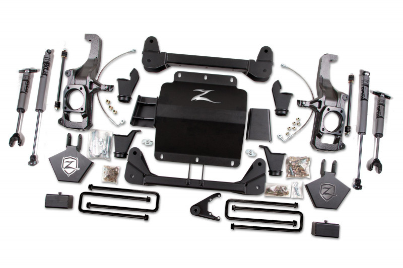 Zone ZONC13F-ZN Offroad 5" Lift Kit with Fox Shocks/Factory Overload ...