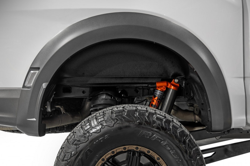 Rough Country 4523-RC Rear Wheel Well Liners (21-23 Ford F-150 Raptor ...