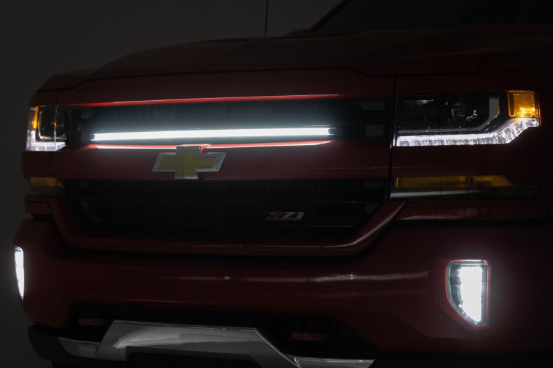 Rough Country 70992-RC LED Light Kit | Grille Mount | 30 Inch DRL (16 ...