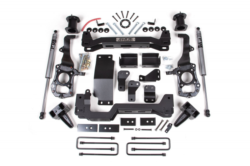 Zone ZONF99F-ZN 4" Lift Kit W/ 2" Rear Block Kit, Rear FOX Adventures ...