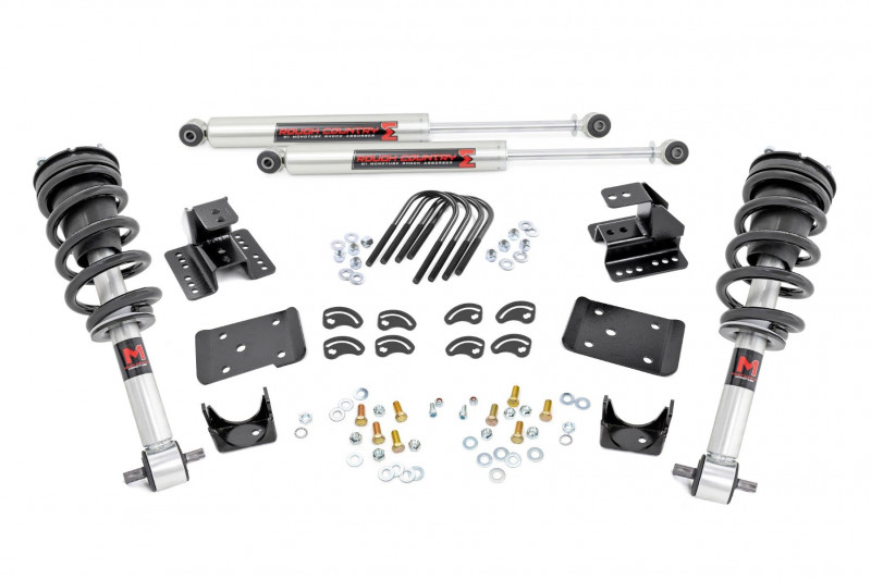 Rough Country 71640-RC 2 Inch Lowering Kit | 4 Inch Rear Lowering | M1 ...
