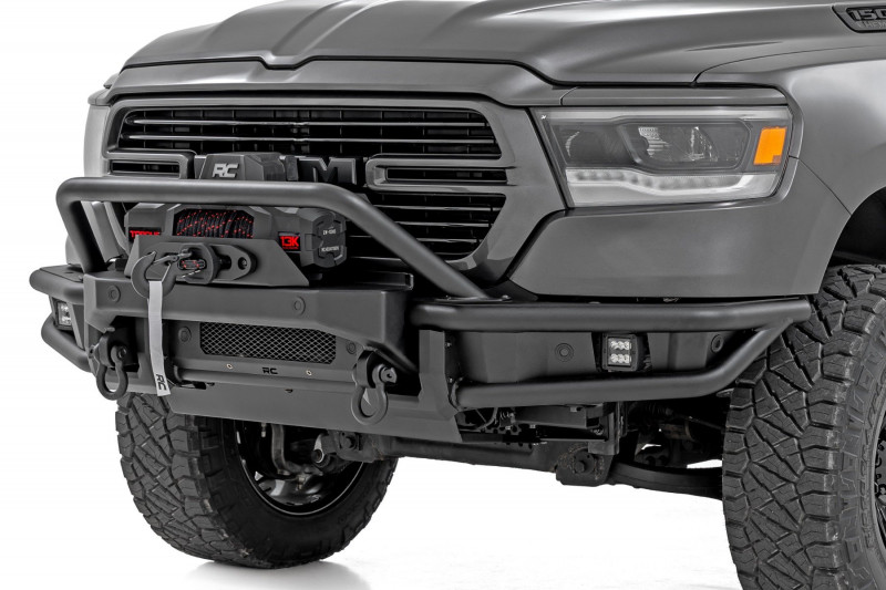 Rough Country 51214W-RC Front Bumper | Tubular | Winch Mount | Custom ...