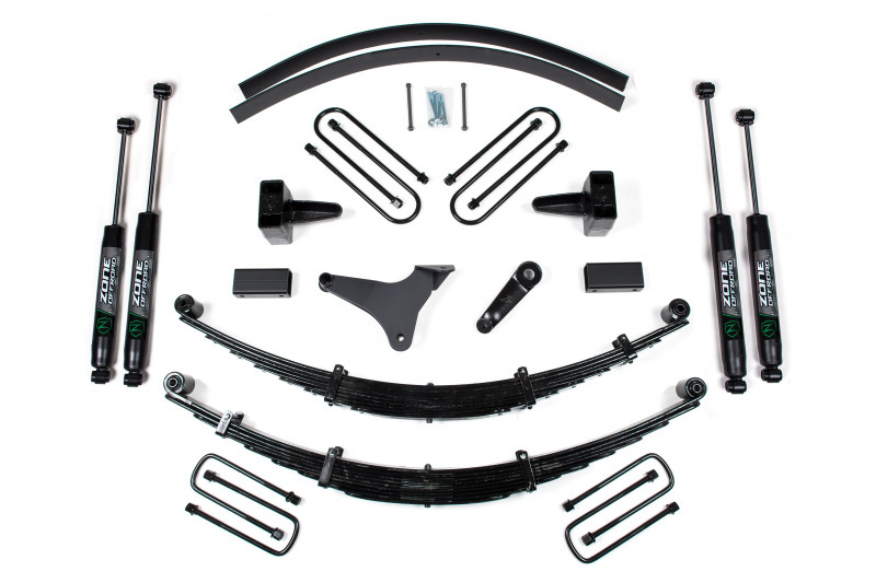 Zone 6" Suspension Lifts for 99-04 Ford F-250 Super Duty, 99-04 Ford F-350 Super Duty | ZONF42N ...