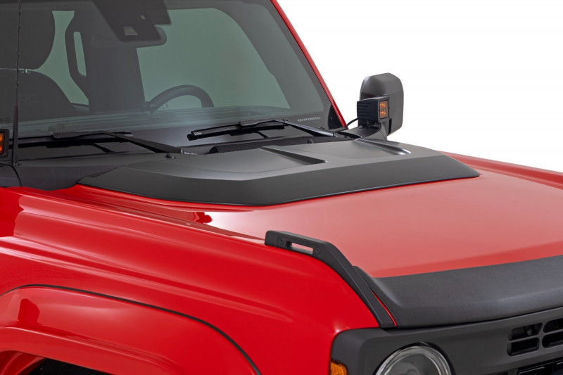 Rough Country HS30020-M7-RC Hood Scoop | M7 Carbonized Gray | Custom ...