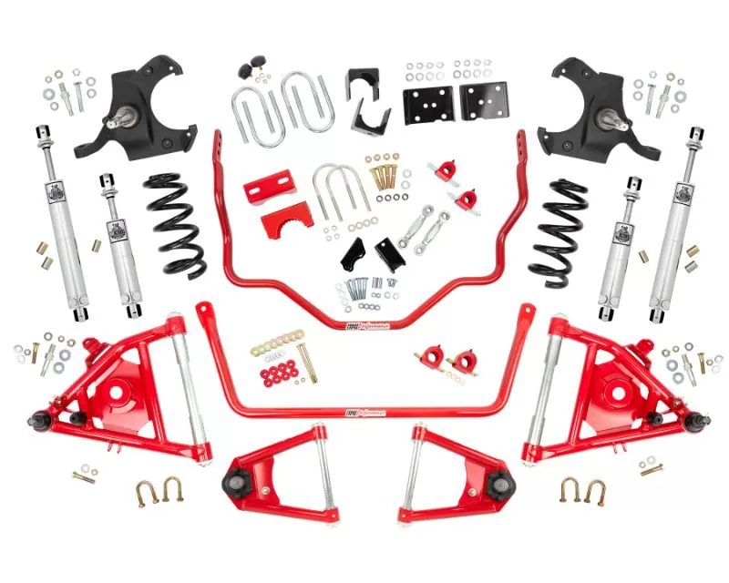UMI Performance UMI-64035-R Red Handling and Lowering Kit Stage 3.5 GM ...