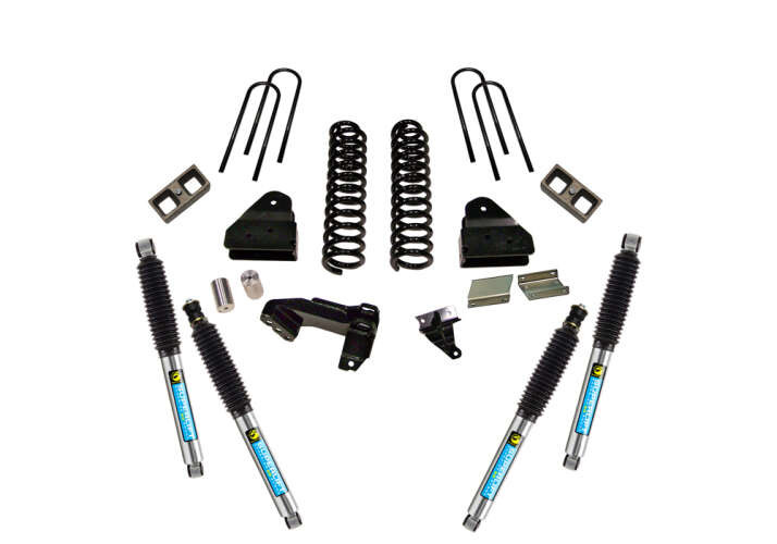 SUPERLIFT K876B-SUP 4" Lift Kit w/ Bilstein Shocks (11-16 Ford F-250/F ...