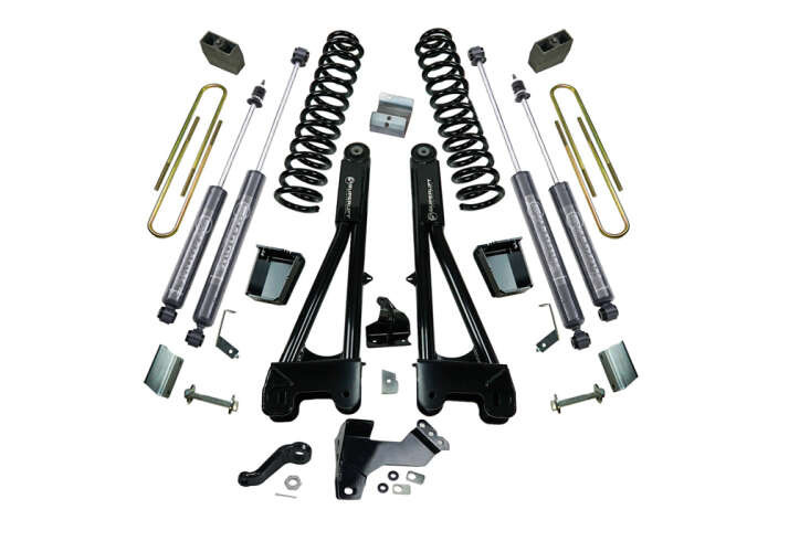 SUPERLIFT K989B-SUP 6" Lift Kit Replacement Radius Arms w/ Bilstein ...