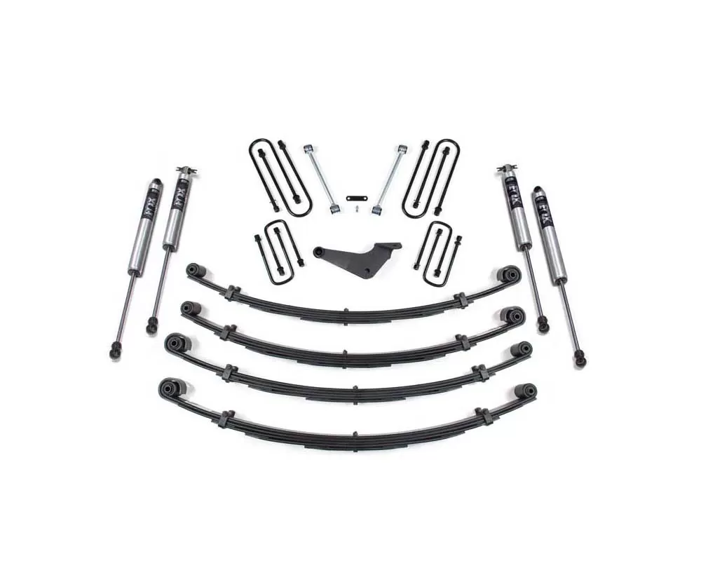 BDS Suspension BDS301FS 4 Inch Lift Kit | Leaf Springs | FOX 2.0 ...