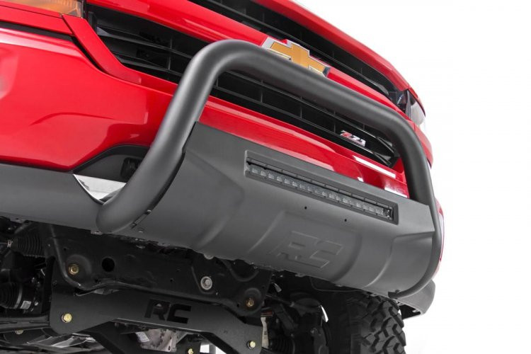 Rough Country B-C4151-RC Black LED Bull Bar | TrailBuilt Off-Road