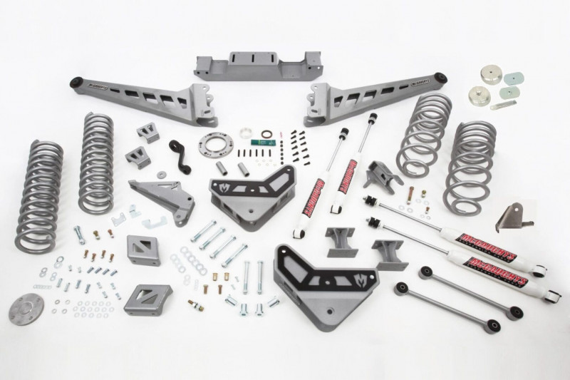 McGaughys 54320-McG 8" Powder-Coated Silver Premium Lift Kit ...