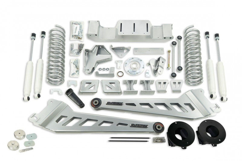McGaughys 54412-McG 6" Powder Coated Silver Premium Lift Kit | Custom ...