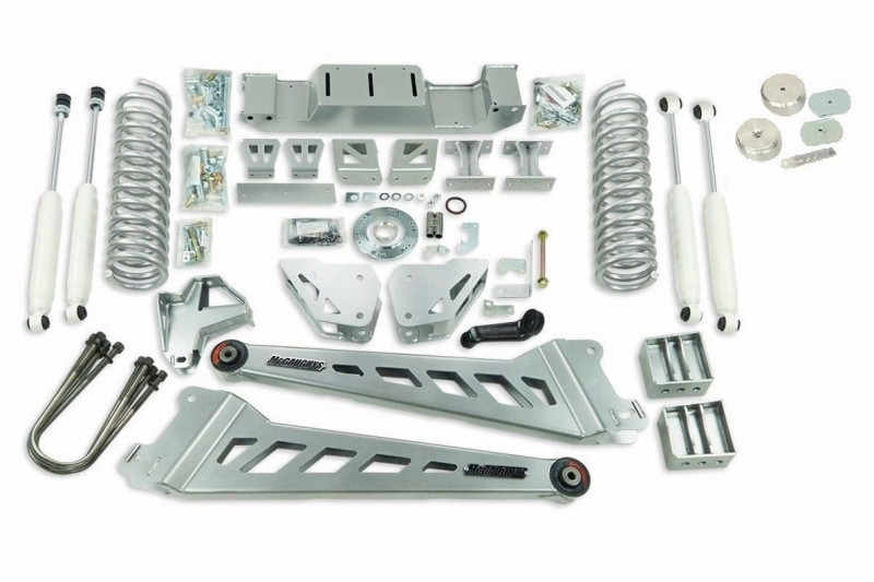 McGaughys 54417-McG 8" Powder Coated Silver Premium Lift Kit ...