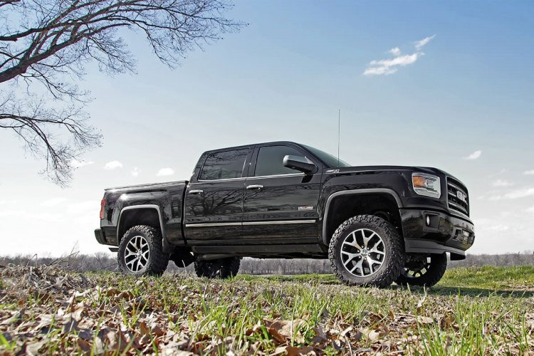 2016 Chevrolet Silverado 1500 with 24x14 -76 TIS 547b and 33/13.5R24 ...