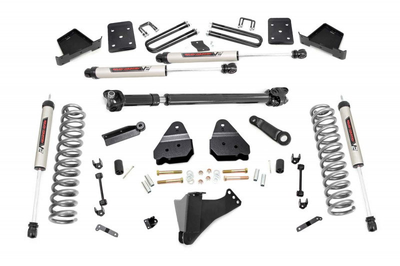 Rough Country 50371-RC 6" Lift Kit | Rear Overload Springs | 3.5" Axle ...