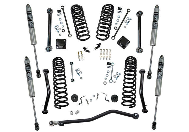 SUPERLIFT K196F-SUP Superlift 4" Dual Rate Coil Lift Kit w/Fox Shocks ...