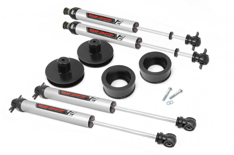 Rough Country 65870-RC 2" Lift Kit | V2 Shocks (97-06 Jeep Wrangler TJ ...
