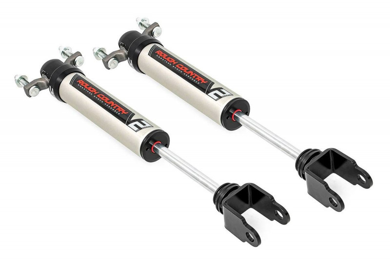 Rough Country 760780_A-RC V2 Front Shocks | 3.5-4.5" Lift | 11-24 Chevy ...