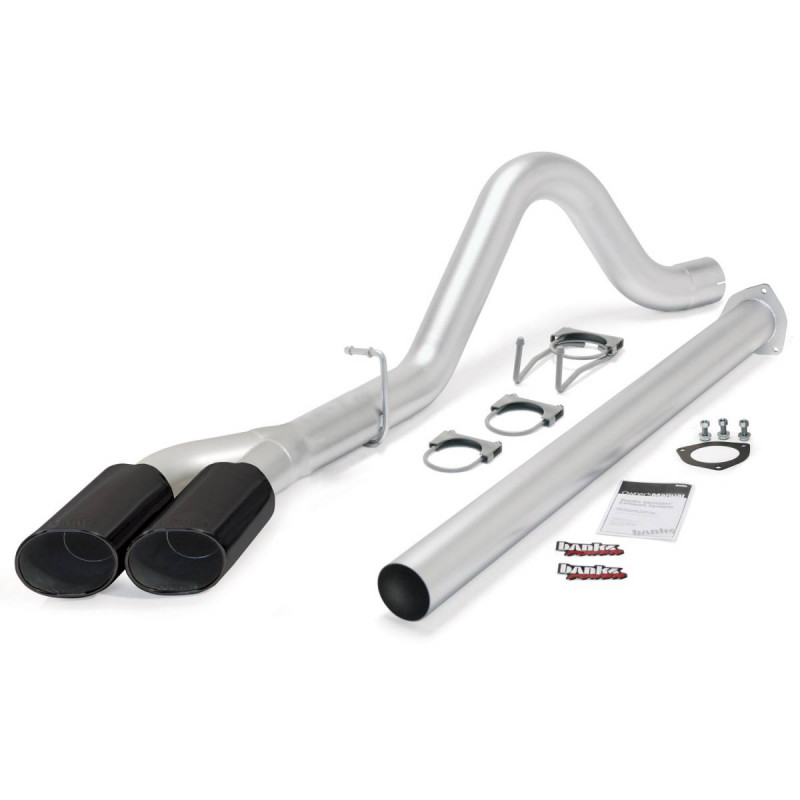 Banks Power 49793-B-BKQC Dual Exit DPF Back Monster Exhaust System | 4 ...