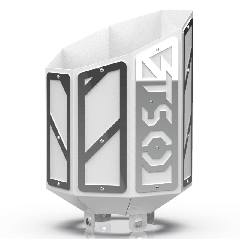 TSO TSO-T-10515-RC-3-P-SS 10" Overlay Exhaust Tip | For Exhausts W/ 5 ...