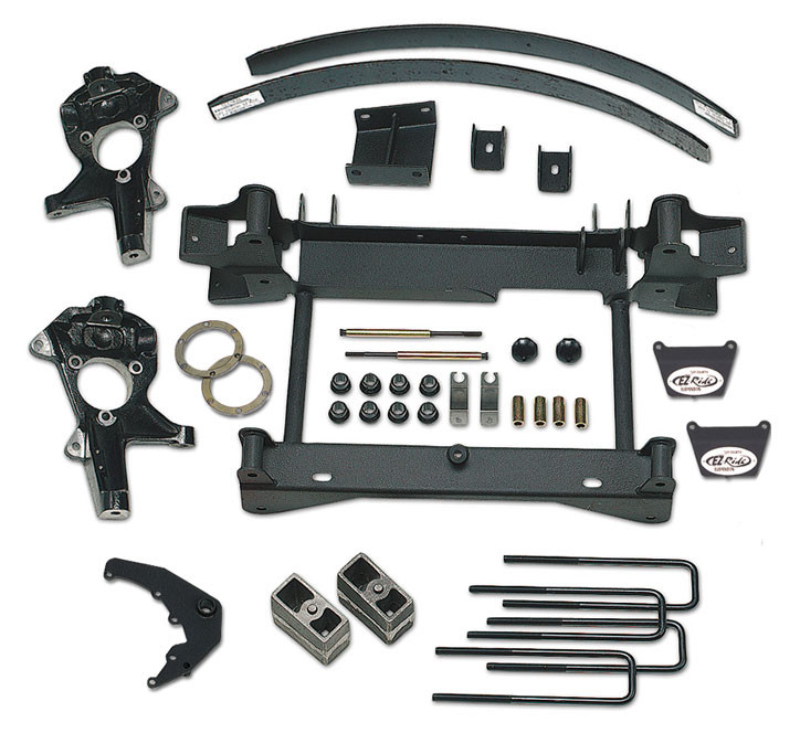 Tuff Country TUFF-14957 4" Lift Kit for 1-piece subframe w/Factory Air ...