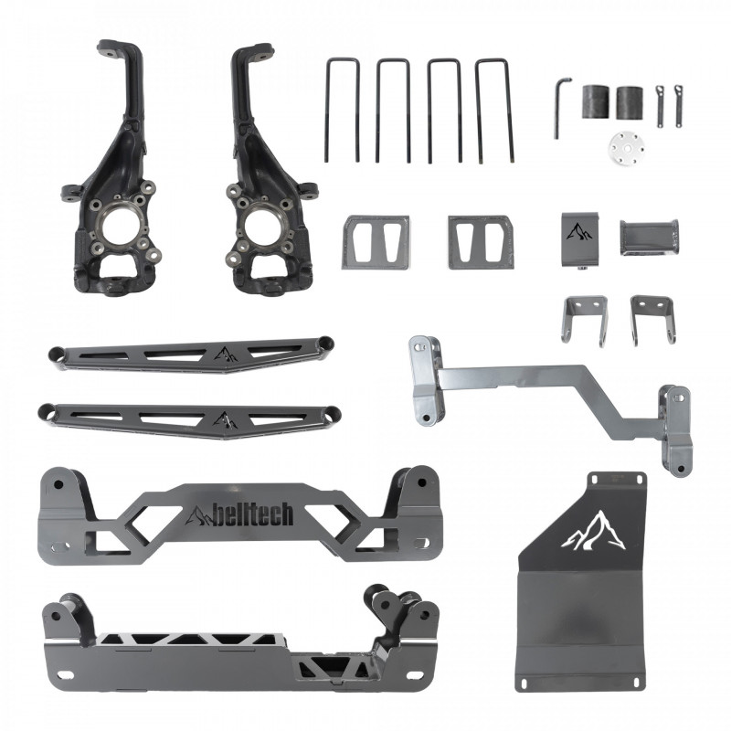 Belltech BELLTECH-152501BK 6" Lift Kit Inc. Rear Trail Performance ...