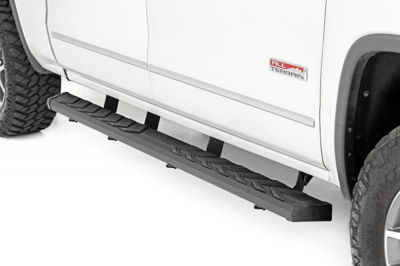 Rough Country 41001-RC BA2 Running Board | Side Step Bars | (07-19 ...