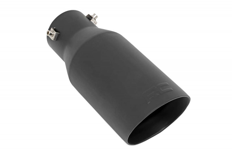 Rough Country 96004-RC Exhaust Tip | Black | RC Logo | 2.5-3 Inch Pipe ...