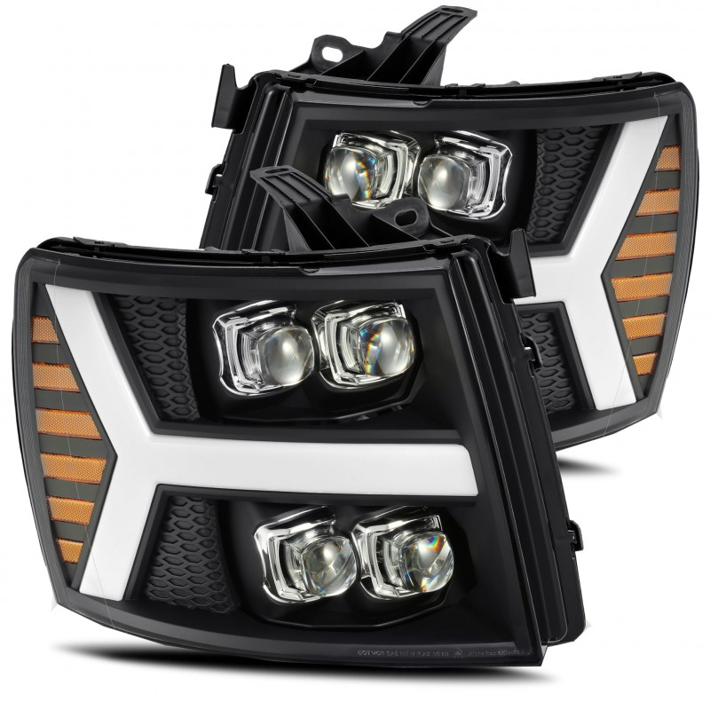 AlphaRex ALPHA-880209 Nova LED Headlights Black (Set) | ARKON OFF-ROAD