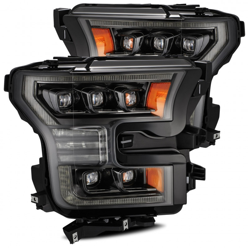 AlphaRex ALPHA-880163 Nova LED Headlights Alpha-Black (Set) | Custom ...