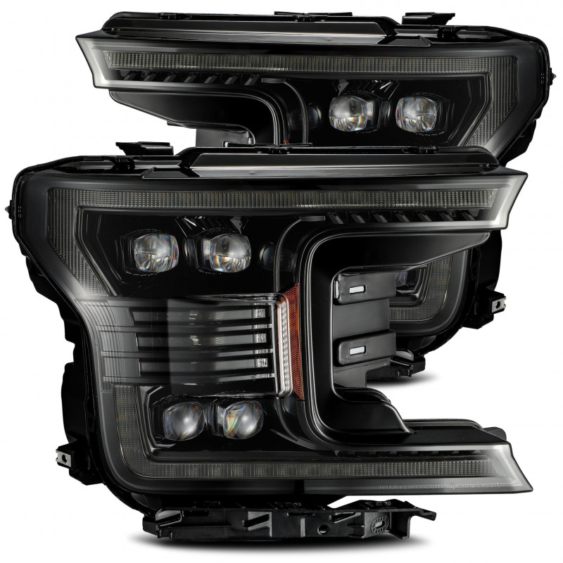 AlphaRex ALPHA-880165 Nova LED Headlights Alpha-Black (Set ...