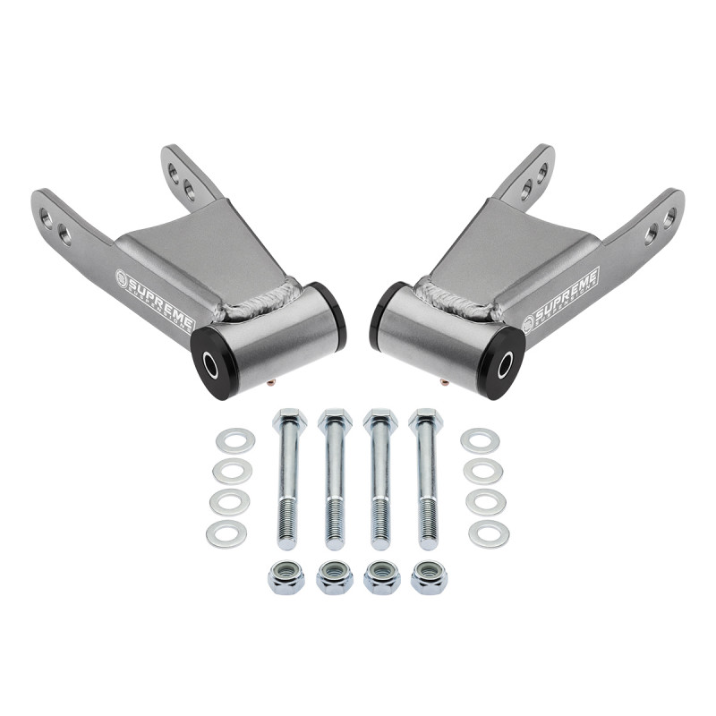 Supreme Suspensions SS-FDF104RD0020 2" Rear Drop Shackles | 04-08 Ford ...