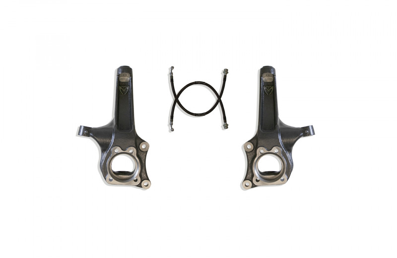 MaxTrac MT-700440 4" Front Lift Spindles w/ Extended Brake Lines (15-22 ...
