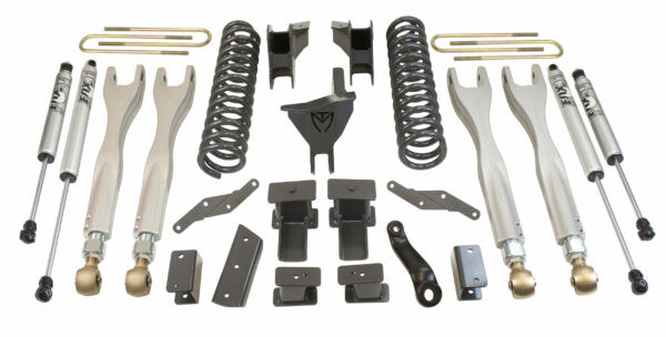 MaxTrac MT-K943341FL 4" Front/1" Rear Max Pro Elite Lift Kit w/ 4 Links ...