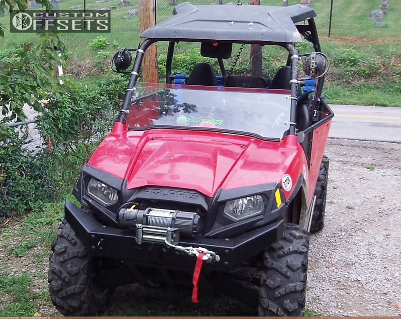 Wheel Offset 2012 Polaris Rzr 570 Flush Stock Custom Rims