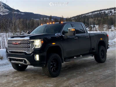 2020 GMC Sierra 2500 HD with 24x12 -44 Axe Offroad Kratos and 35/12 ...
