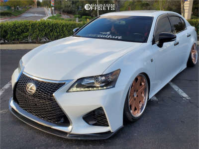 Custom 2016 Lexus GS350 Image Gallery | Custom Offsets