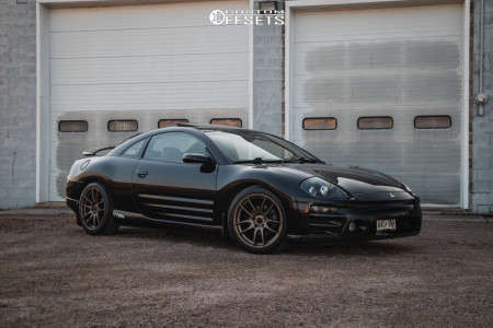 2005 Mitsubishi Eclipse on 18x8.5 Wheels Image Gallery | Custom Offsets