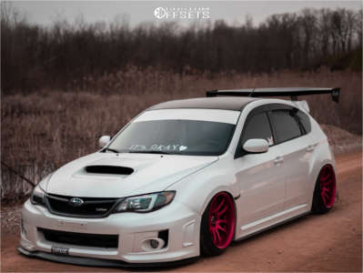 2014 Subaru WRX on 18x10.5 Wheels Image Gallery | Custom Offsets