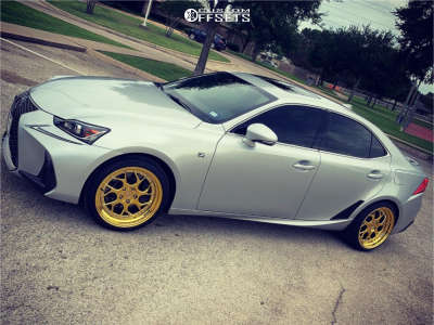 Custom 2017 Lexus IS200t Image Gallery | Custom Offsets