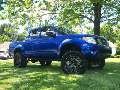 2012 Nissan Frontier with 16x10 -38 Alloy Ion 171 and 285/75R16 Prinx ...