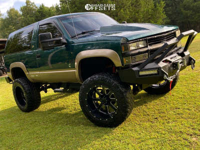 1996 Chevrolet Tahoe with 20x12 -44 Ballistic Rage and 33/12.5R20 ...