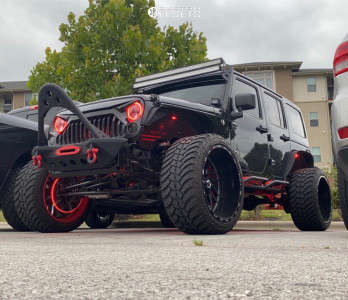 Jeep Wrangler on 24-inch Wheels Image Gallery | Custom Offsets