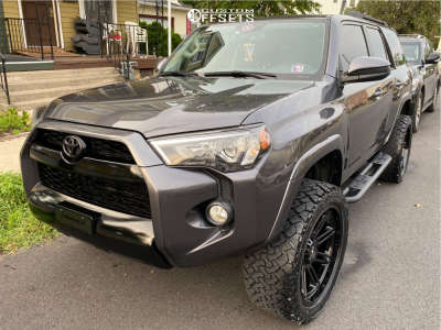 2017 Toyota 4Runner with 17x9 -12 Fuel Vapor and 33/12.5R17 Toyo Tires ...