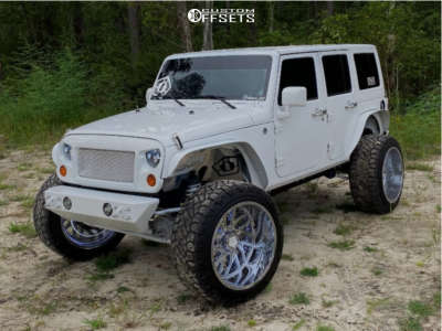 Jeep Wrangler on 24-inch Wheels Image Gallery | Custom Offsets