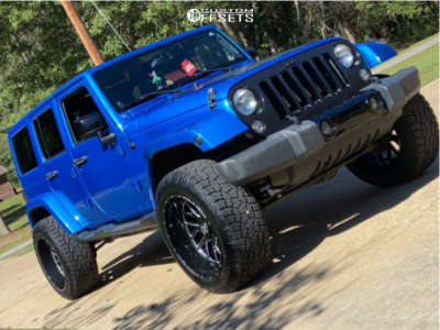 2014 Jeep Wrangler with 18x9 0 Pro Comp Series 36 and 35/12.5R18 ...