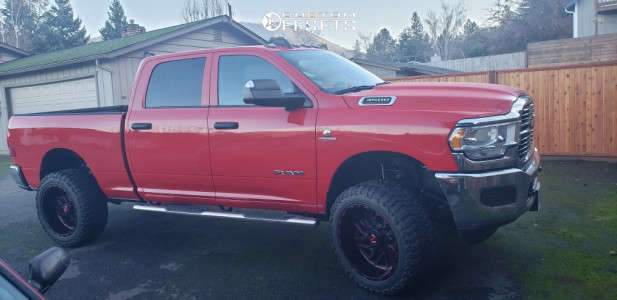 2020 Ram 3500 with 18x9 20 Black Rhino Alpha and 285/75R18 Kenda Klever ...