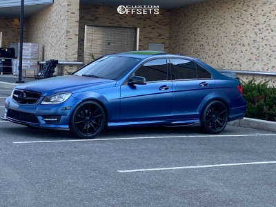 Custom 2014 Mercedes-Benz C300 Image Gallery | Custom Offsets