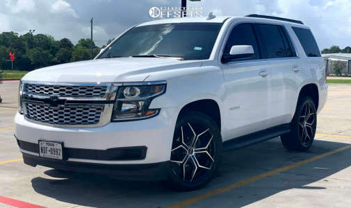 Chevrolet Tahoe with Stock Suspension on 32s | Custom Offsets