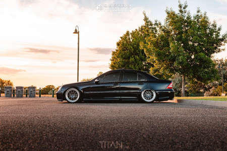 Custom 2005 Mercedes-Benz C230 Image Gallery | Custom Offsets