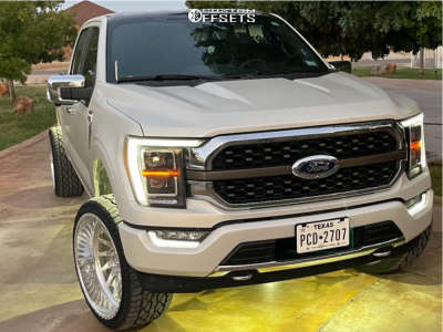 Ford F-150 on 24-inch Wheels Image Gallery | Custom Offsets